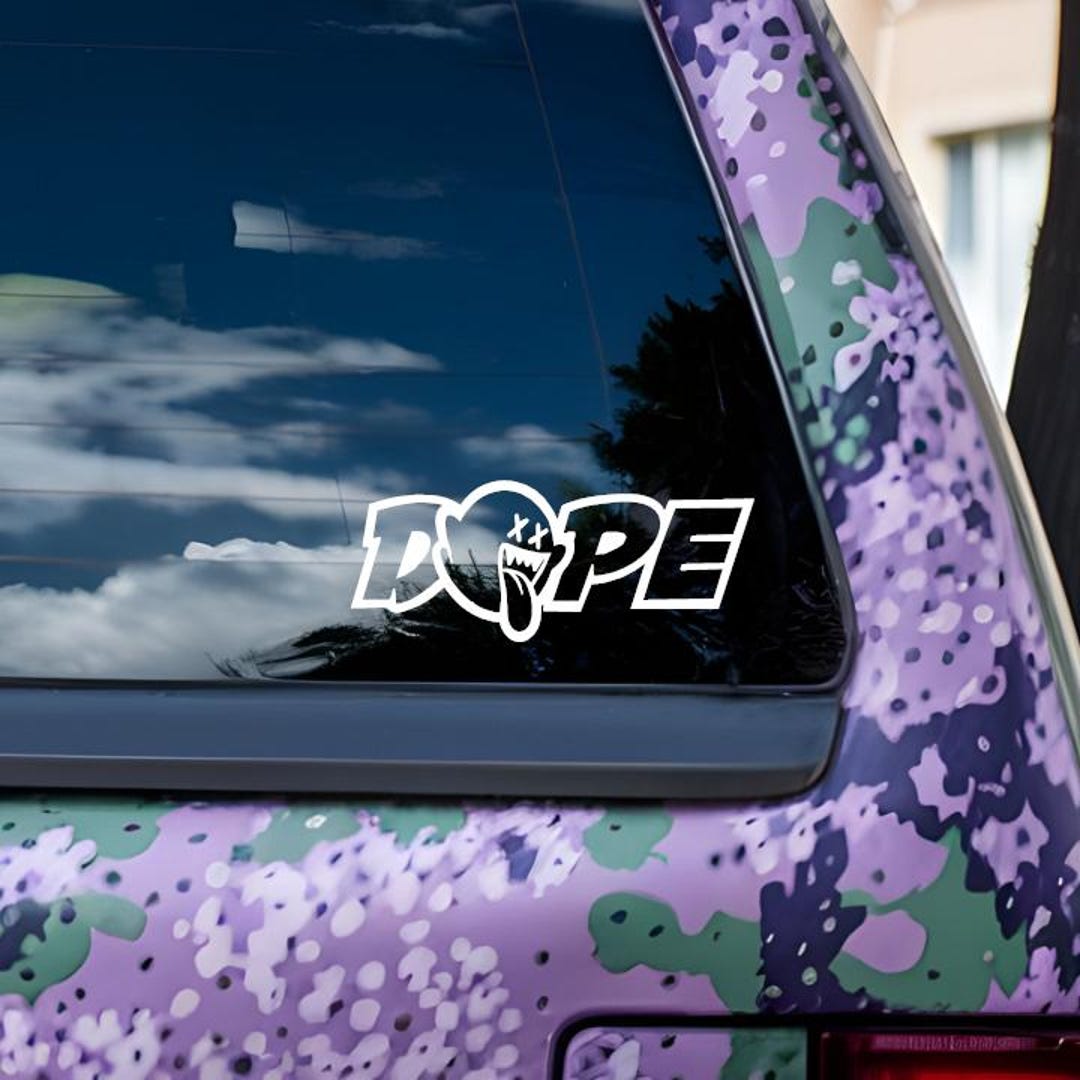 Dope Vinyl Decal Sticker UV & Water Proof " - Etsy