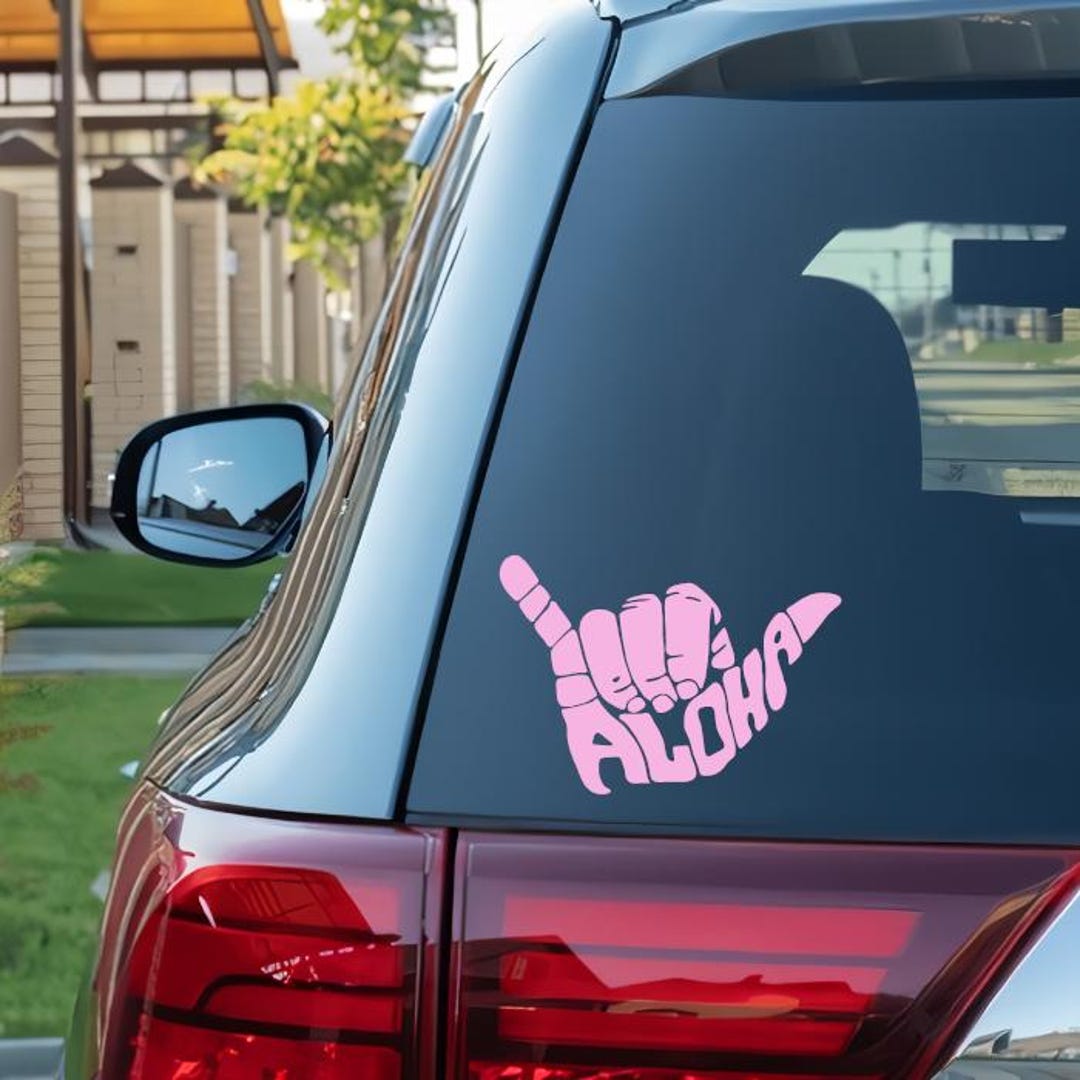 Aloha Shaka Hand Vinyl Decal Sticker UV & Water Proof 4x4" - Etsy