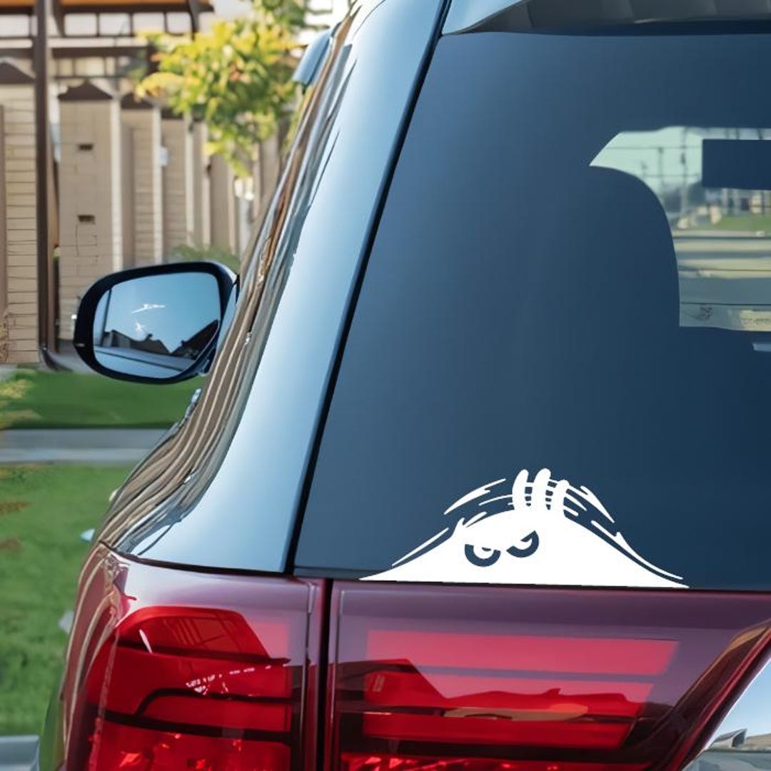 Peeking Monster Eyes Vinyl Decal Sticker UV & Water Proof 3x8 - Etsy
