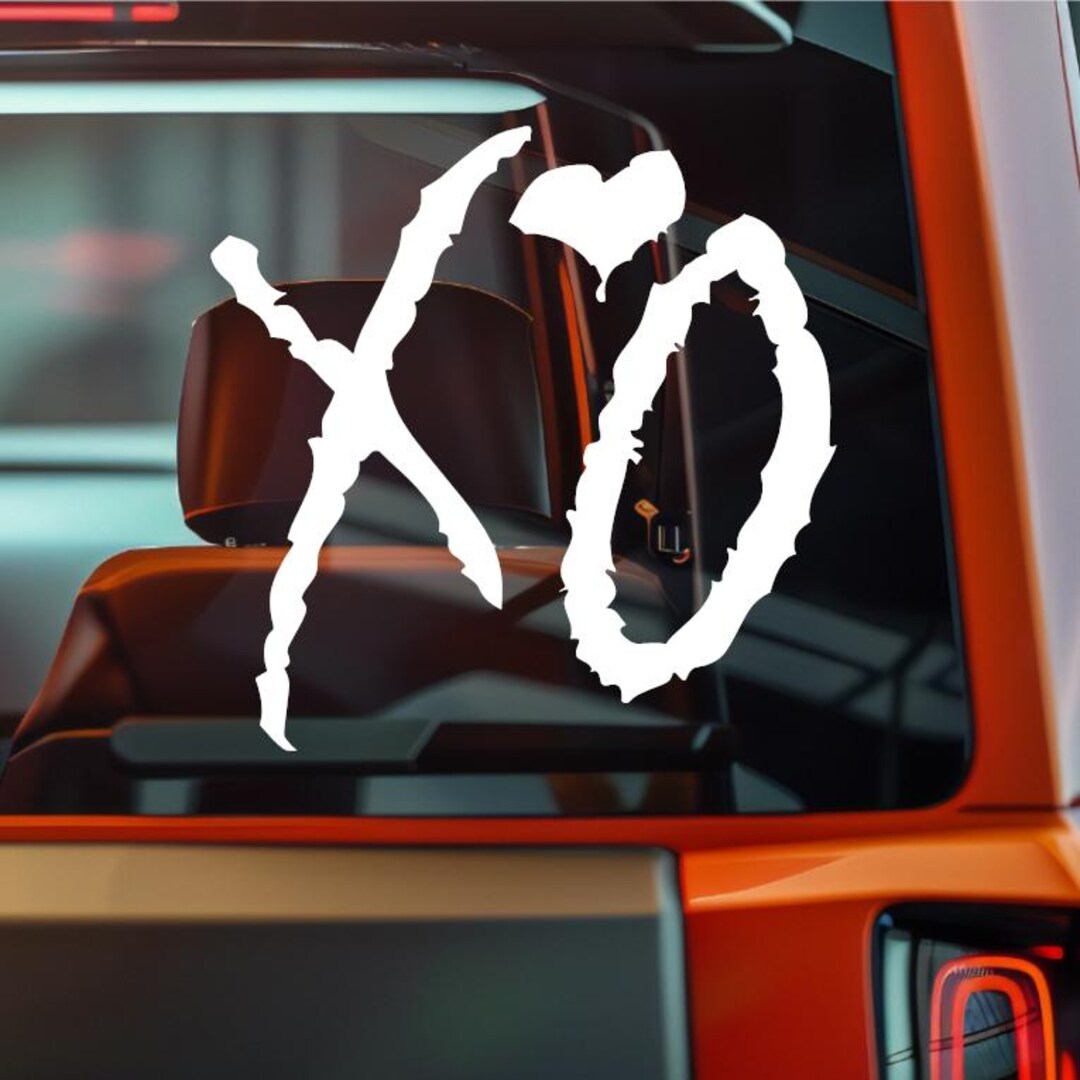 XOXO Heart Vinyl Decal Sticker Bumper Window Laptop UV, Water ...