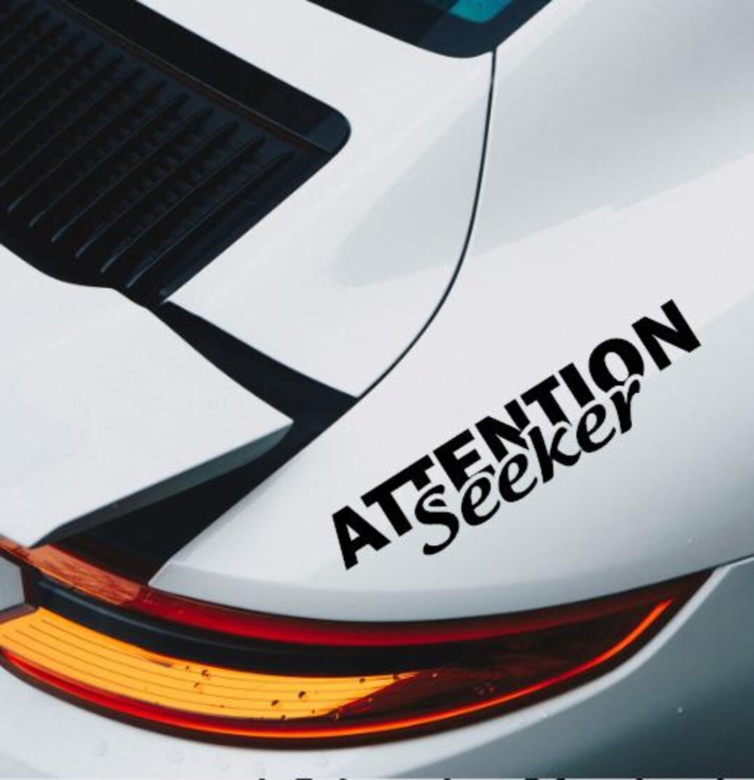 Attention Seeker | JDM Car Stickers | Drift Vinyl Decals | Tuner Style ...