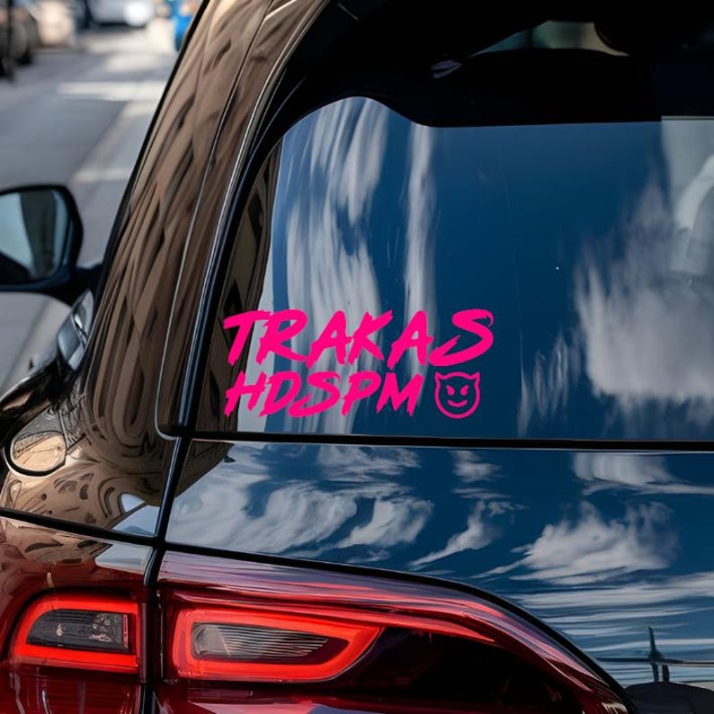 Trakas HDSPM Vinyl Decal Sticker UV & Water Proof "6x2.5 - Etsy