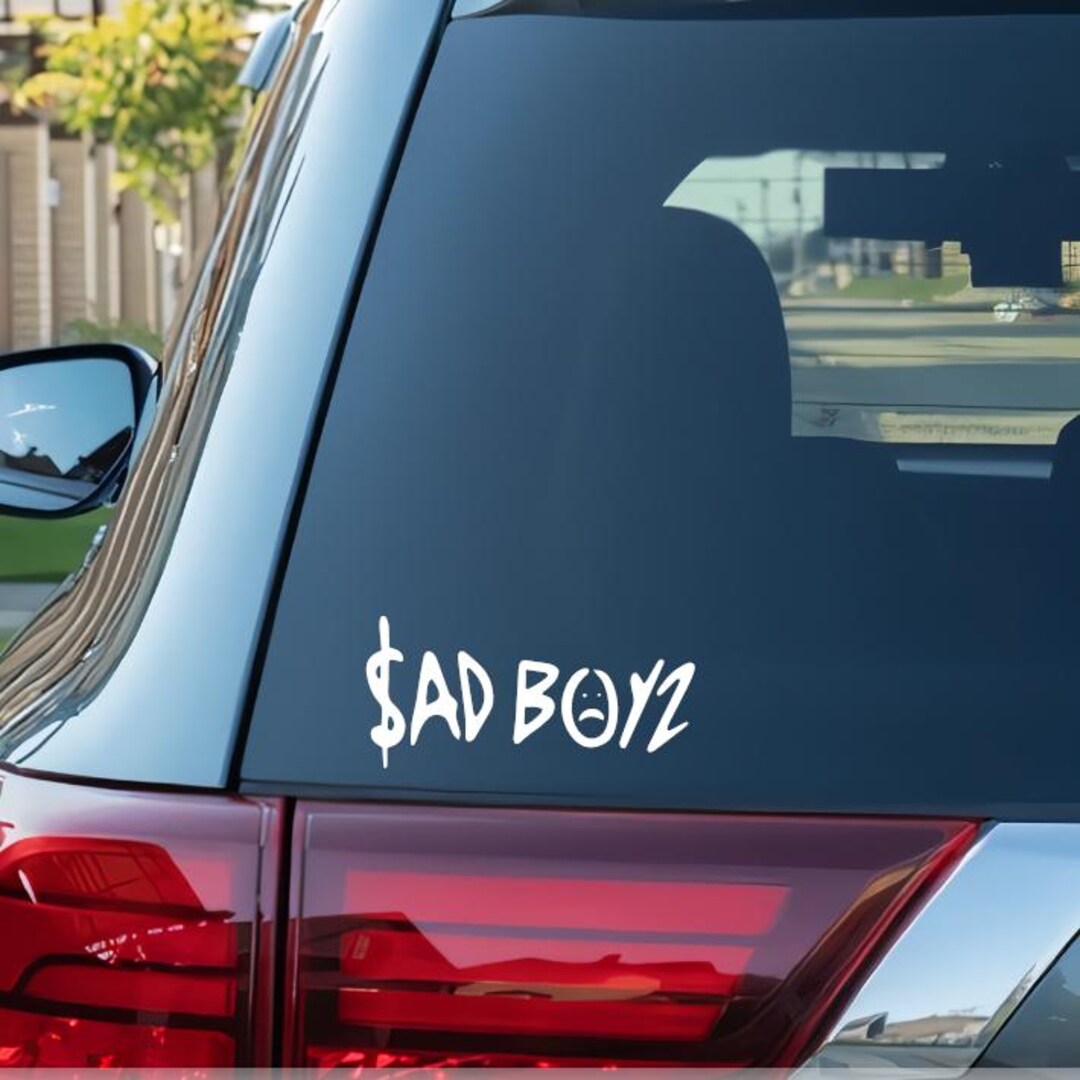 Sad Boyz Vinyl Decal Sticker UV & Water Proof 8x2.5" - Etsy