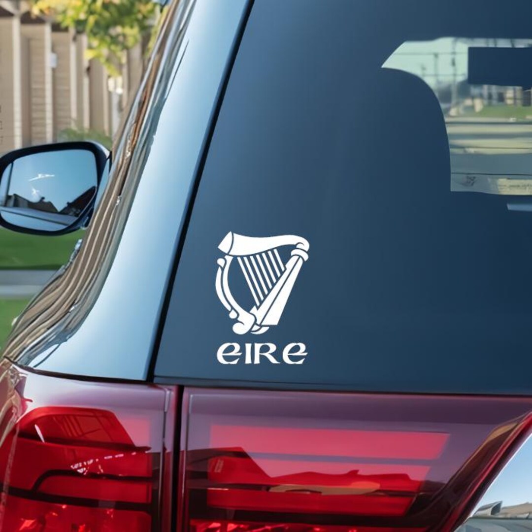 Ireland Eire Vinyl Decal Sticker UV & Water Proof " - Etsy