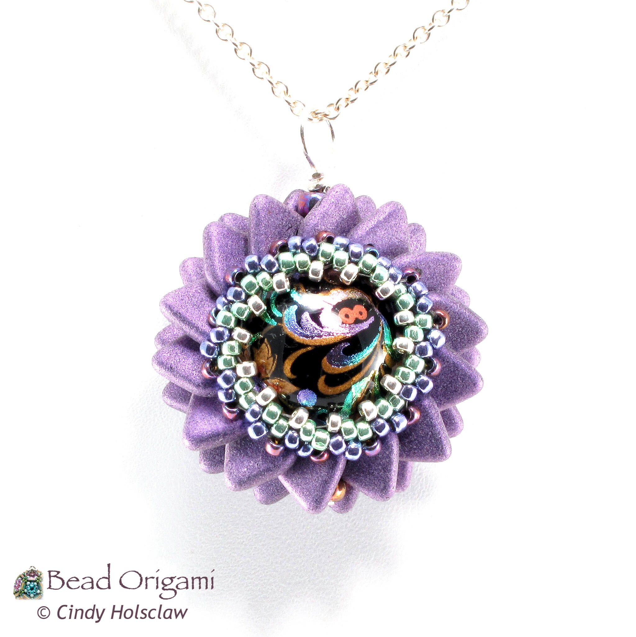 TUTORIAL Double Pinwheel Beaded Beads With 2-hole Triangle Beads PDF ...