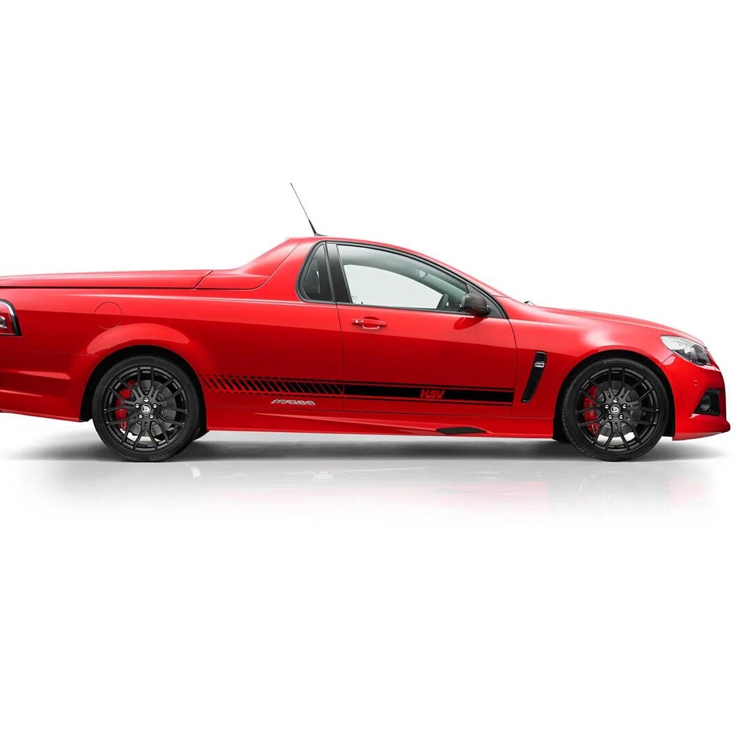 2pc HSV Car Side Skirt Sticker for Holden, GTS-R, Monaro, Maloo, HDT ...