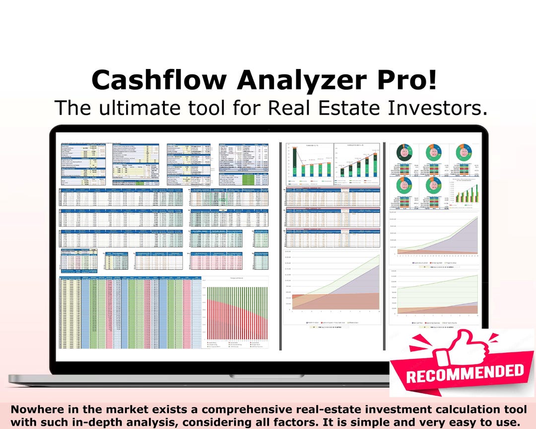 Cash Flow Analyzer Pro. the Ultimate Tool for Real Estate Investors ...