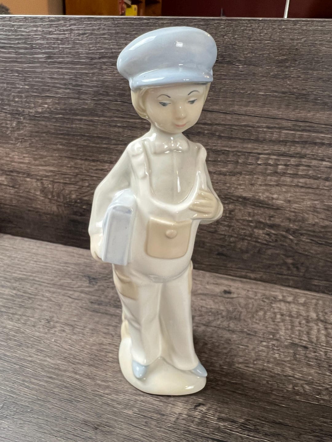 Vintage Castills Porcelain Spain Dutch Page Boy With Briefcase Figurine ...
