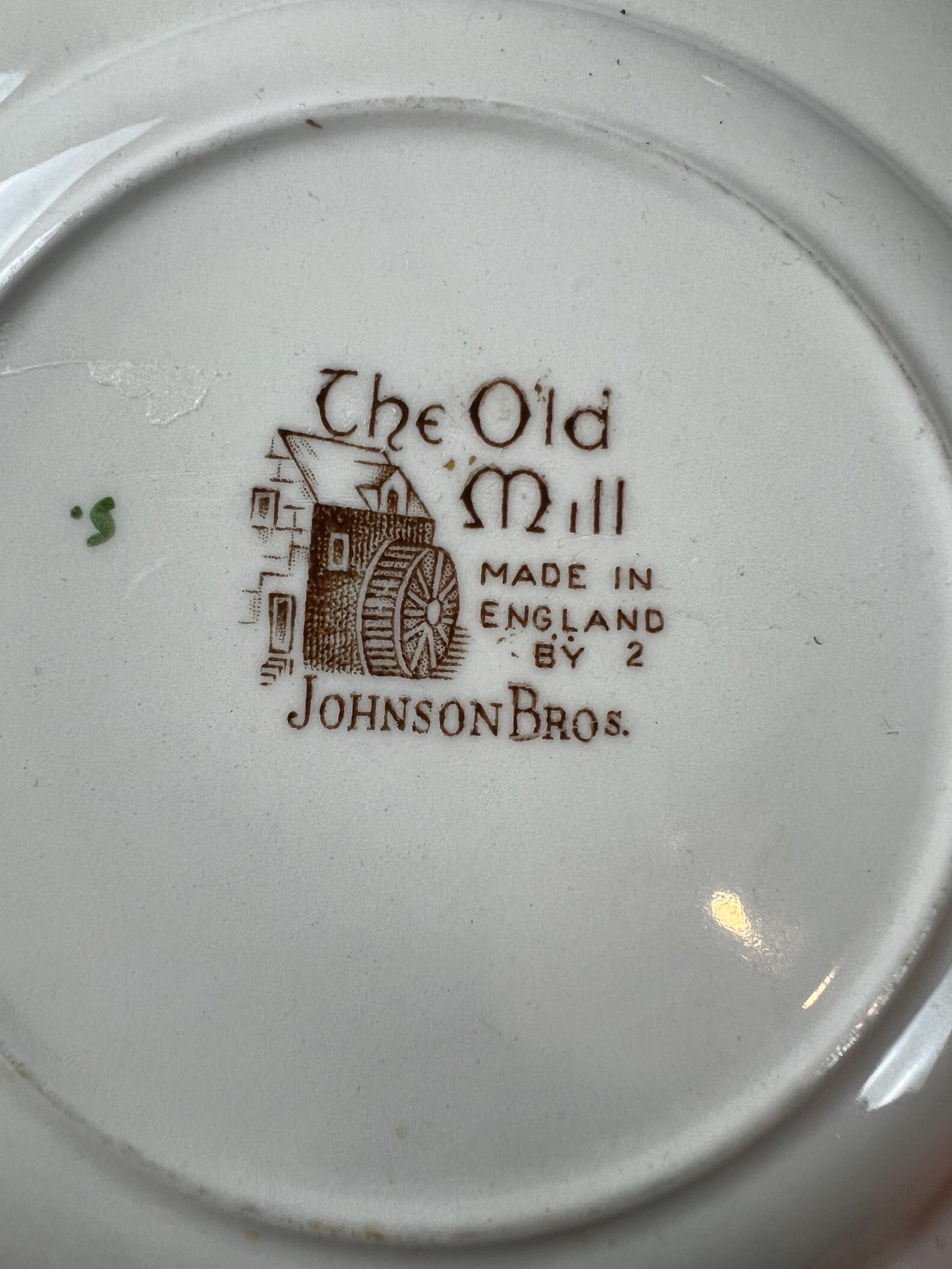Vintage the Old Mill Settlers Farm Scene by Johnson Brothers 6” Plate ...