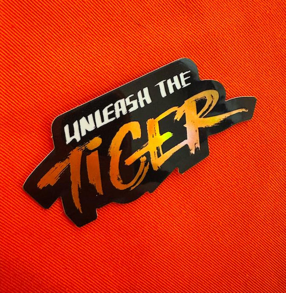 Unleash the Tiger Sticker, Martial Arts, Karate, Taekwondo, 2.5 X 2.5 ...