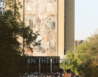 Notre Dame Hesburgh Library in the Fall Fine Art Photography | Etsy