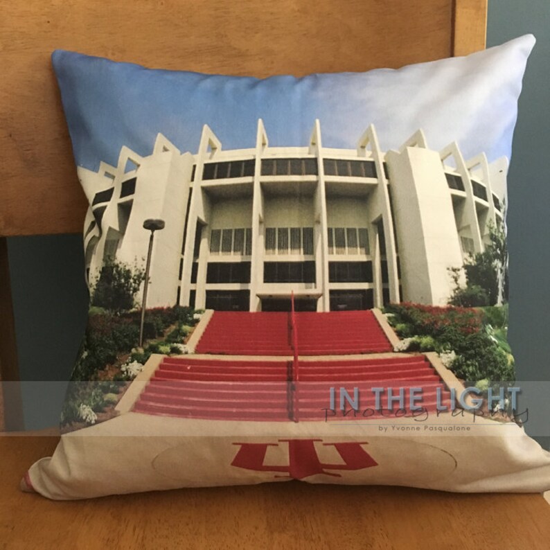 Assembly Hall at Indiana University - Fine Art Photography Pillow for ...
