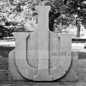 READY TO SHIP Indiana University Limestone Bench Fine Art - Etsy