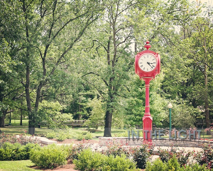 Indiana University Red Clock 3 - Fine Art Photography - 8x10, 11x14 ...
