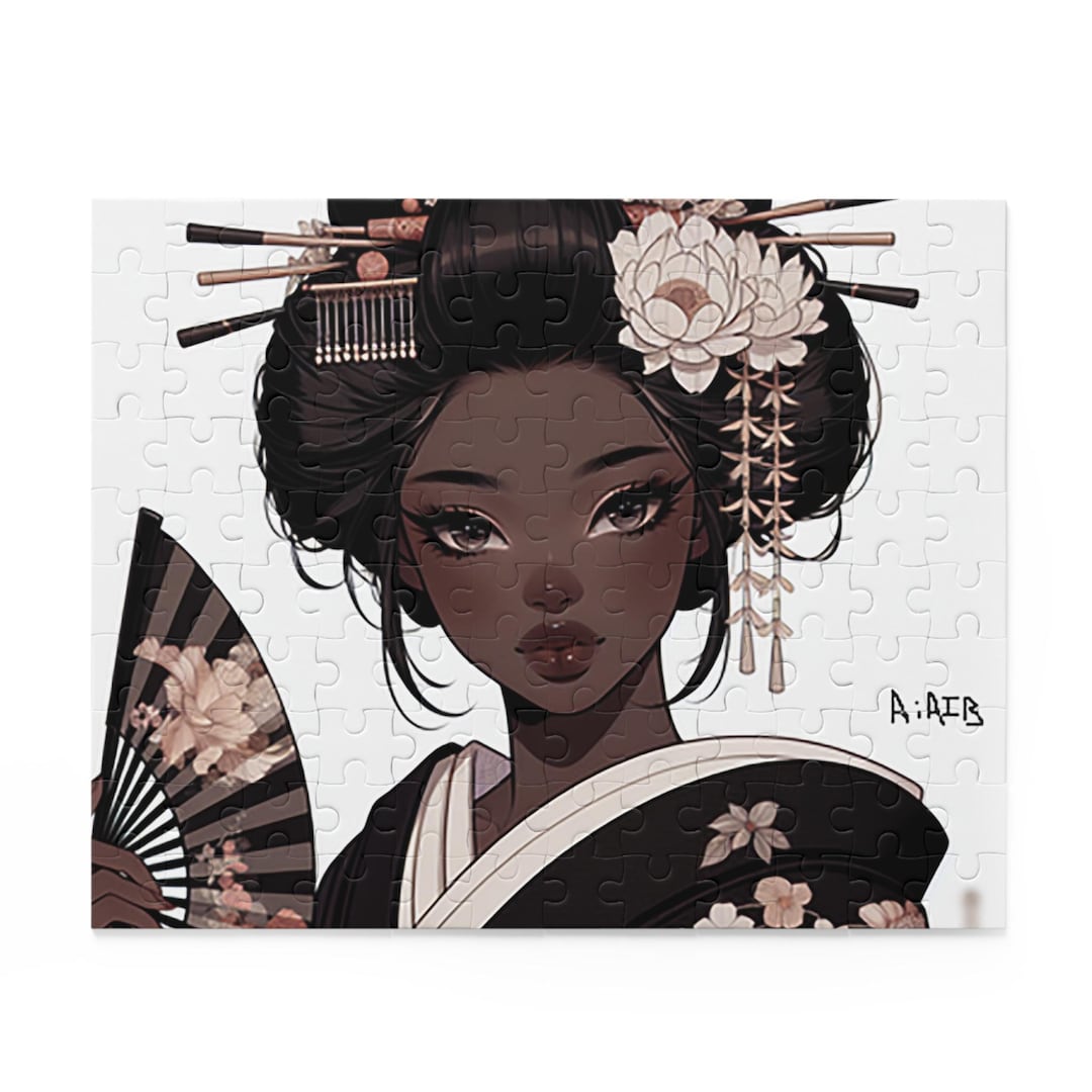 Jigsaw Puzzle Geisha 120, 252, 500 Piece Jigsaw, Beautiful Japanese ...