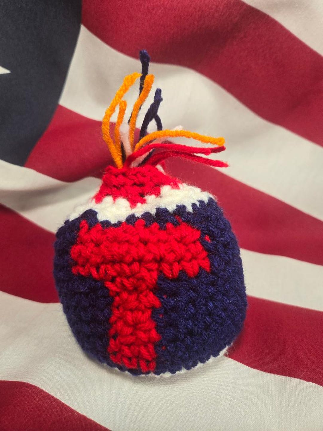Trump Bomb Red White and Blue Bean Bag Stress Ball Adult Toy Gag Gift ...