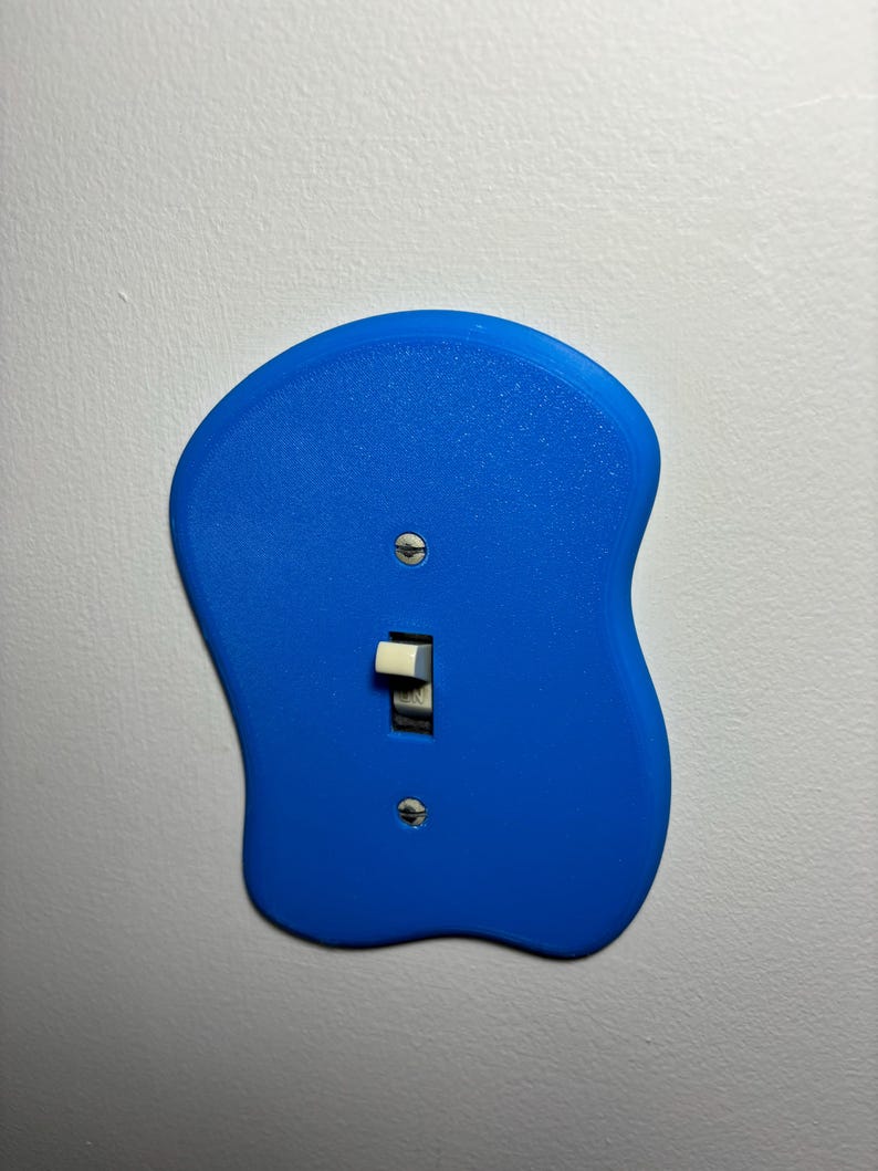3D Printed Squiggle Light Switch Plate – Add a Playful Touch! - Etsy