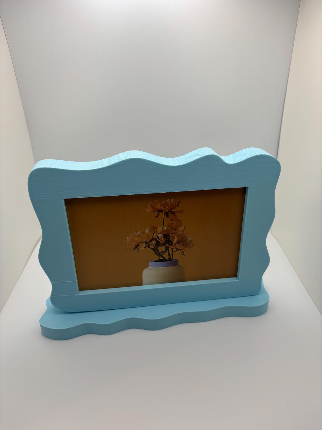 3D Printed Double Sided Swivel Wavy Picture Frame - Etsy