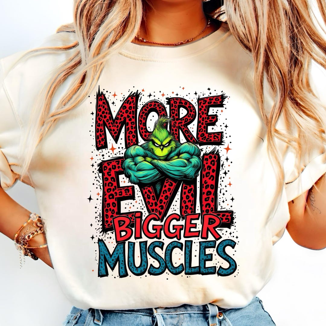 Grinch Muscles, Holiday Humor, Mischievous Grinch, Funny Gym Png ...