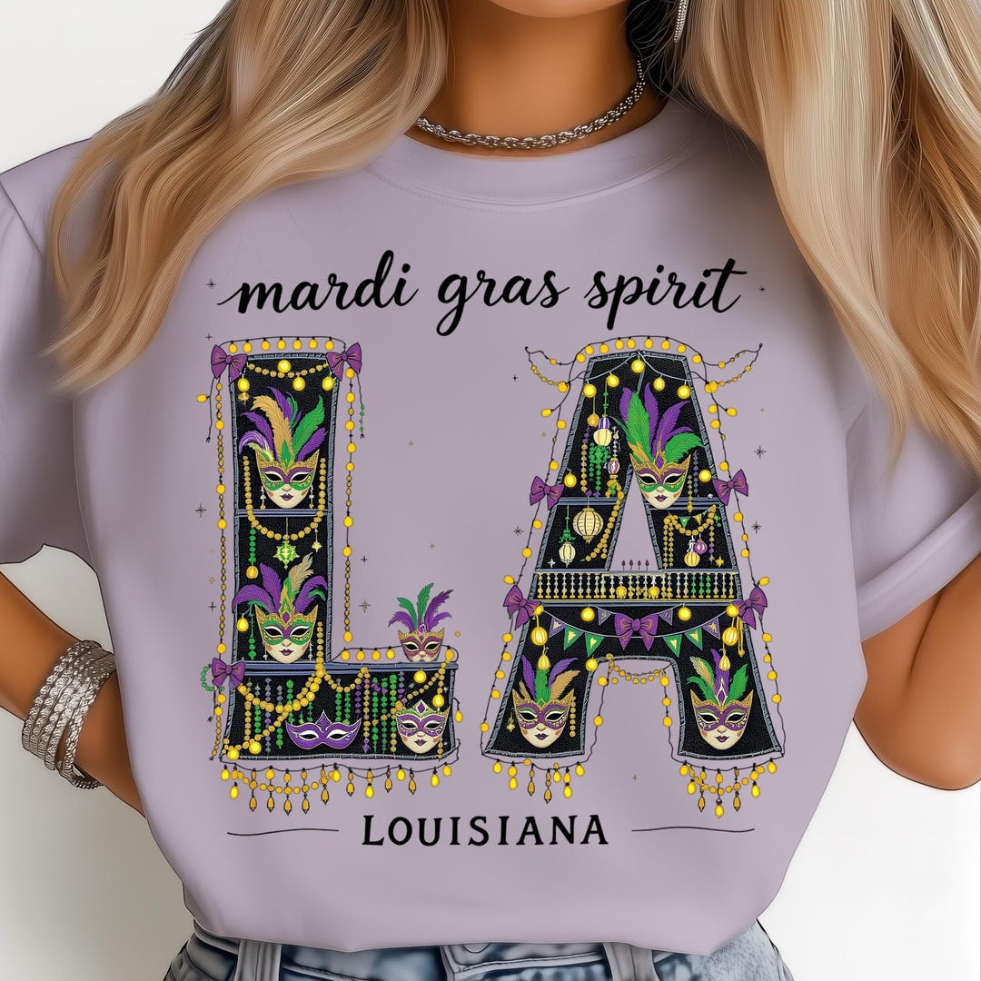 Louisiana Mardi Gras Queen Parade State PNG: Sublimation Design Dtf ...