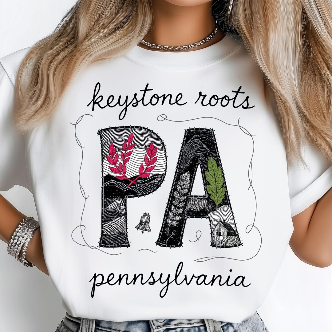 Pennsylvania Patchwork State PNG: Sublimation Design Dtf Tshirt Png ...