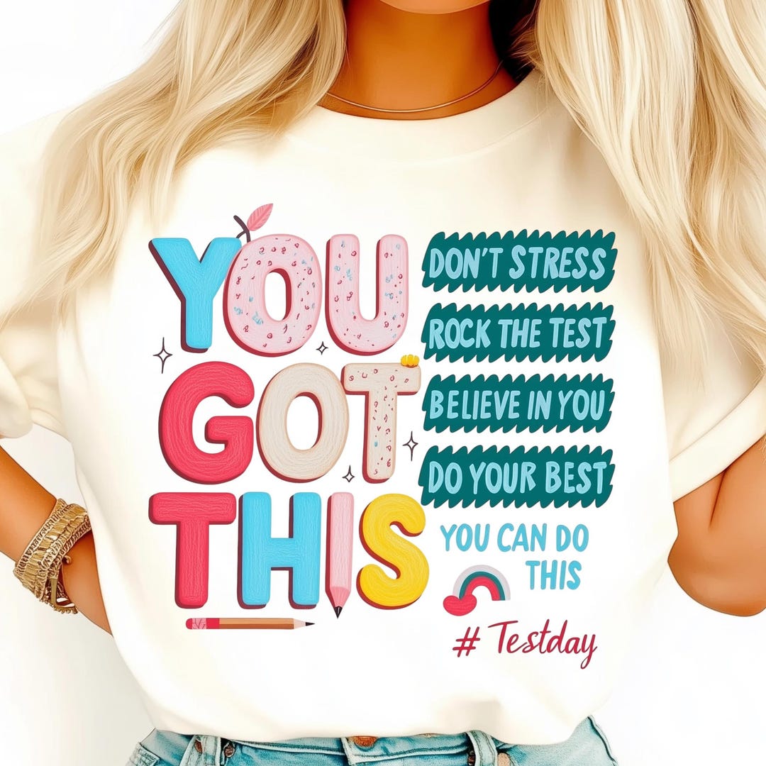 Test Day Motivation Png, You Got This Png, School Test Quote ...