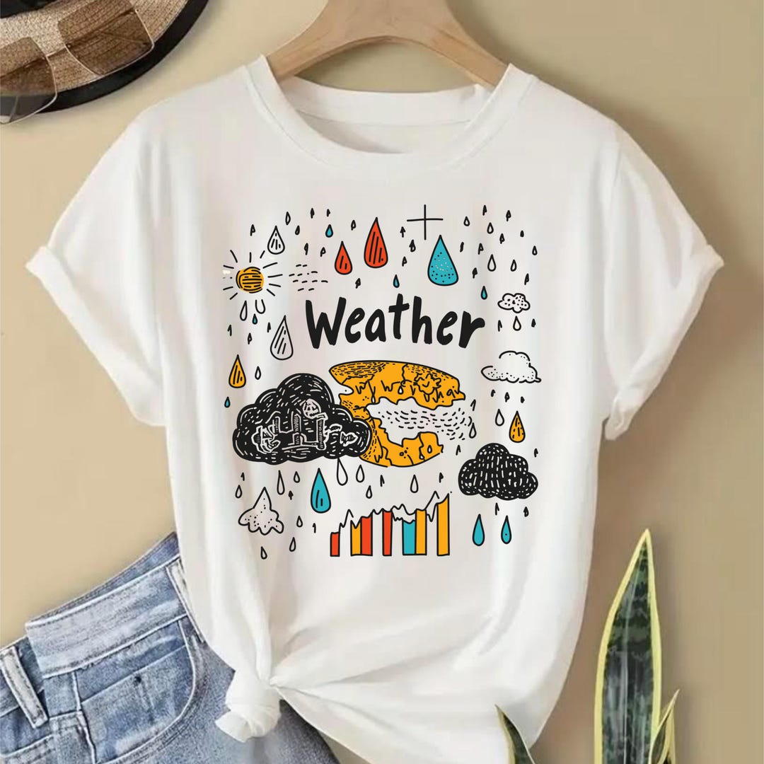 Weather Map Art, Colorful and Illustrated Weather Patterns for Unique ...