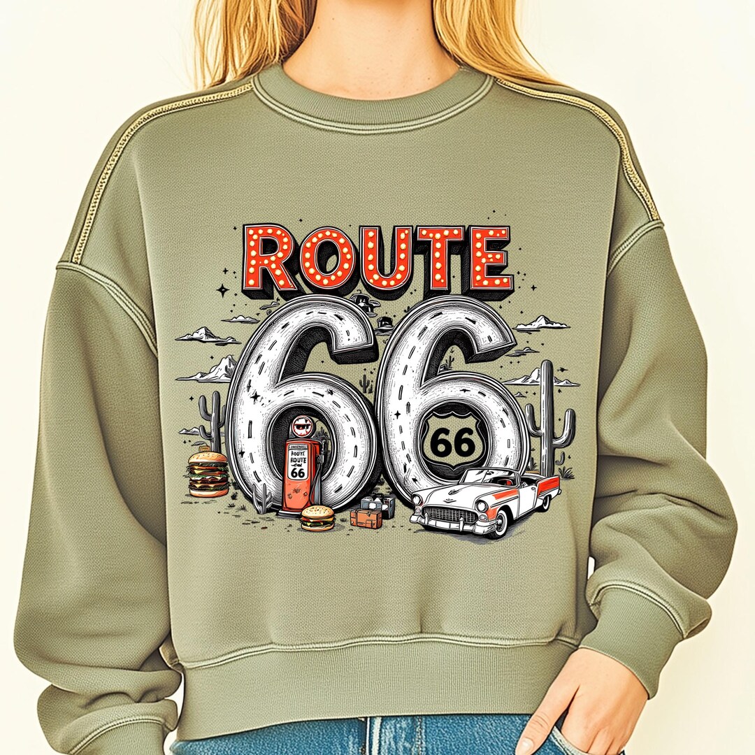 Route 66 Adventure Png, Road Trip Png, Vintage Travel Png, Retro Design ...