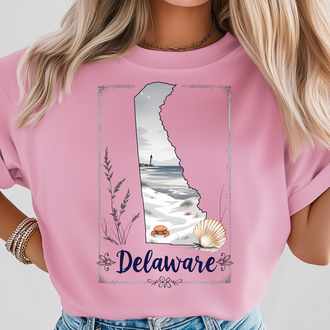 Delaware Coastal State PNG: Sublimation Design Dtf Tshirt Png Digital ...
