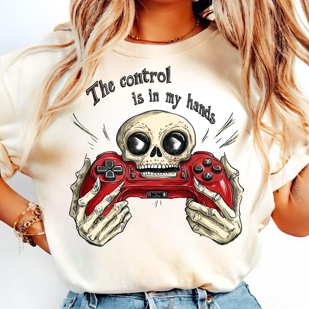 Skull Gamer PNG, Gaming Shirts, Unique Gift, Png Designs, Skeleton ...