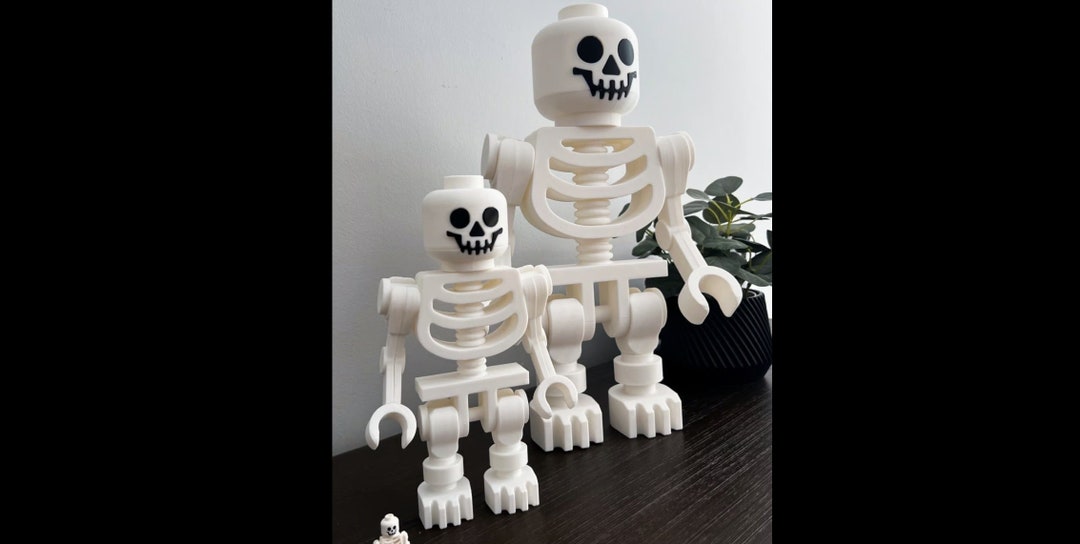 TWO Giant Brick Articulating Skeletons - Etsy