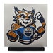 Hunter Edmonton Oilers Mascot Physical Print With Frame Hueforge 3D ...