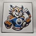 Hunter Edmonton Oilers Mascot Physical Print With Frame Hueforge 3D ...