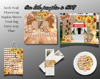 Our Little Pumpkin Sign Printable, Pumpkin Patch Birthday, Our Little ...