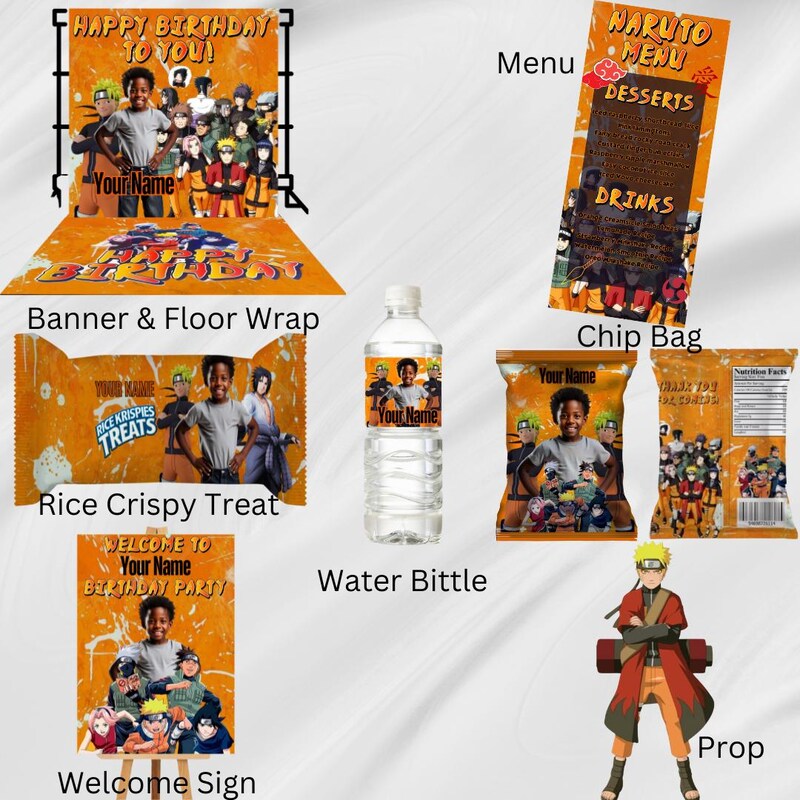 Naruto Banner - Etsy