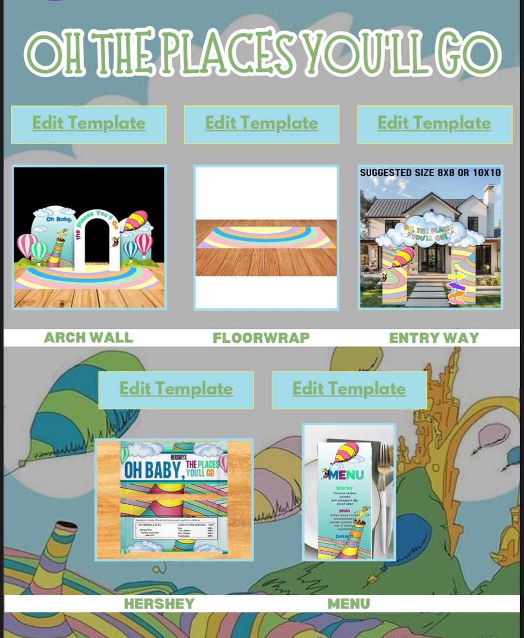 Oh the Places You’ll Go - Etsy