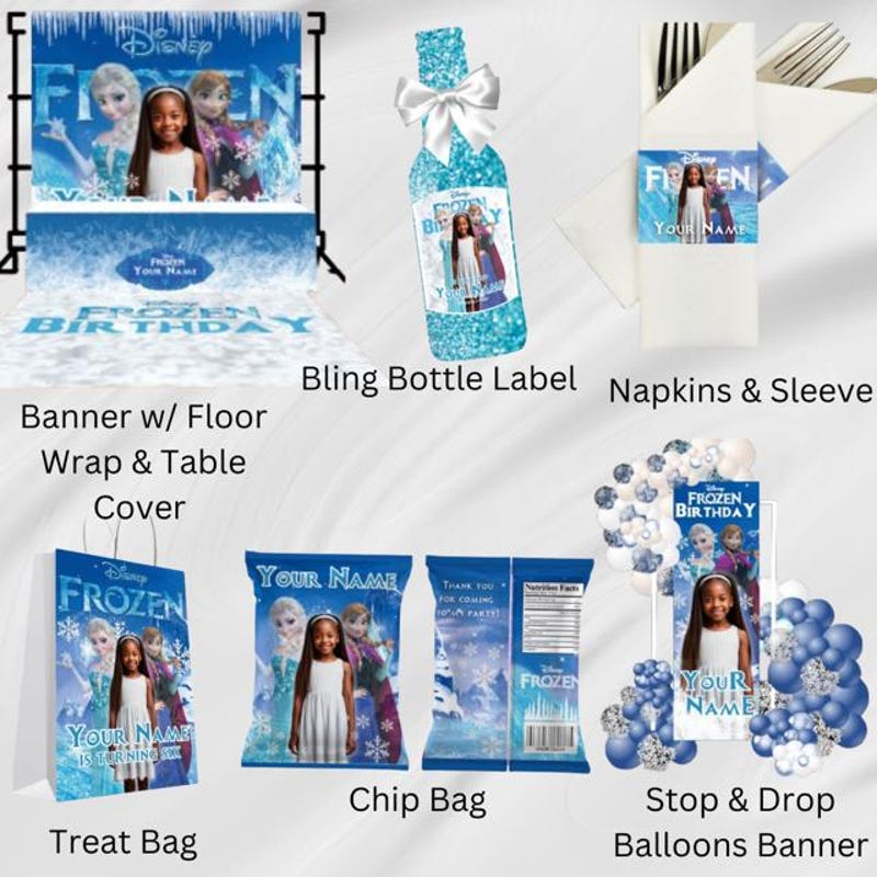 Frozen Banner - Etsy