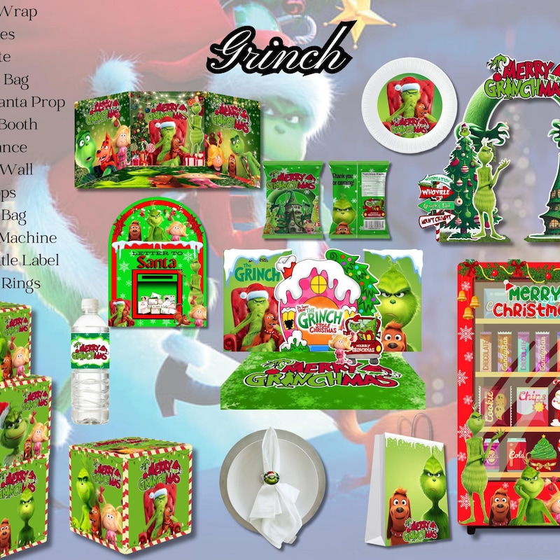 Grinch Party Favors - Etsy