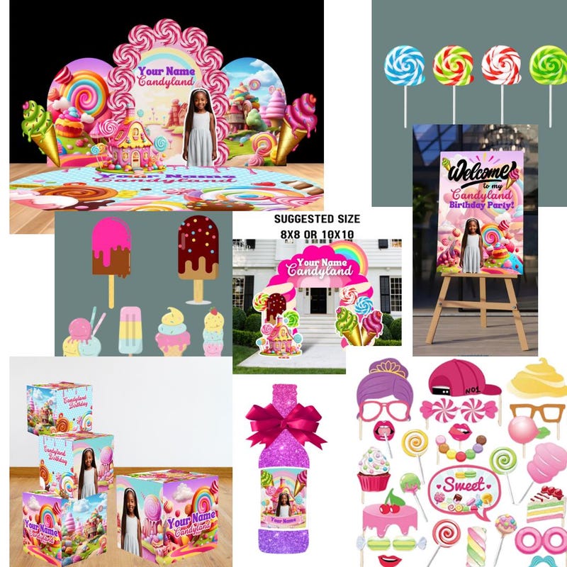 Candyland Sign - Etsy