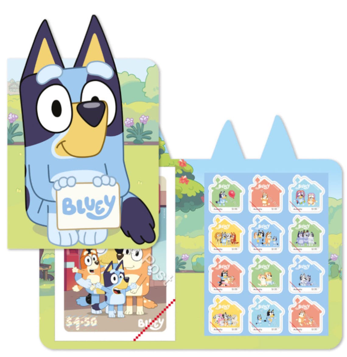 2024 Bluey Complete 12 Stamp Set Brand New Unopened - Etsy