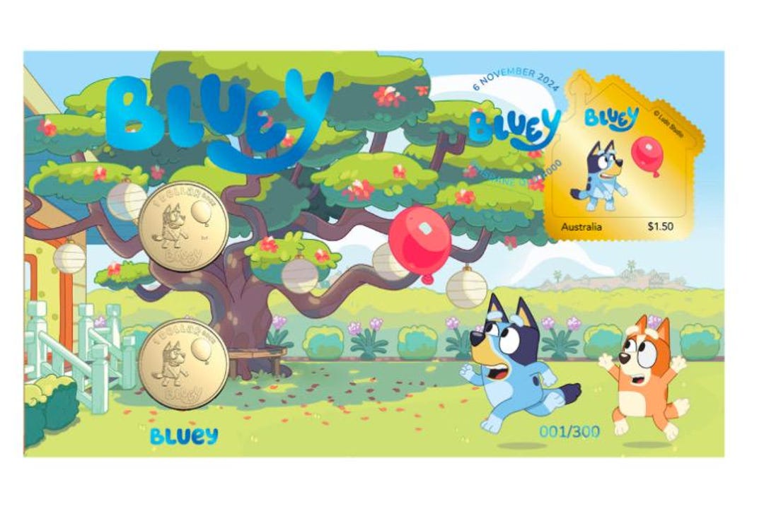 Bluey 2024 Limited Edition 2-coin and Minisheet Collection- Bluey - Etsy