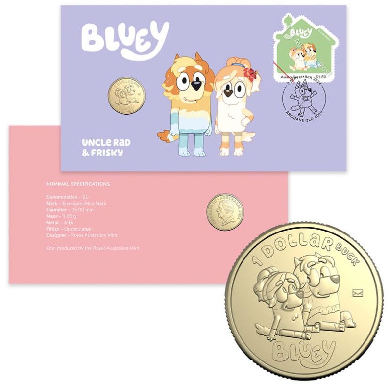 Special Edition 10x Bluey Dollarbuck With Privy Mark on Pnc(postal ...