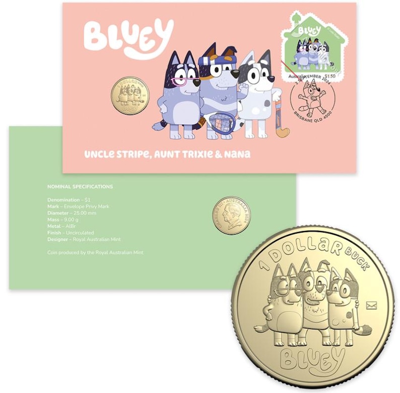 Special Edition 10x Bluey Dollarbuck With Privy Mark on Pnc(postal ...