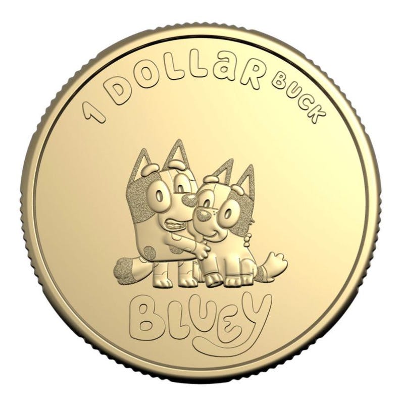 Bluey 2024 Limited Edition 2-coin and Minisheet Collection-muffin and ...