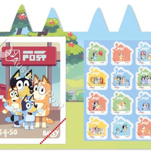 2024 Bluey Complete 12 Stamp Set Brand New Unopened - Etsy