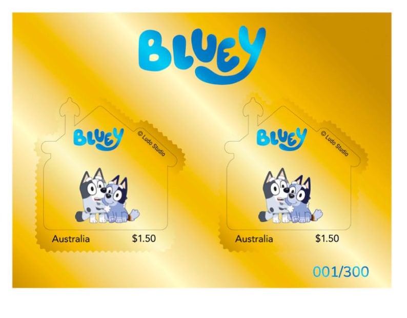 Bluey 2024 Limited Edition 2-coin and Minisheet Collection-muffin and ...