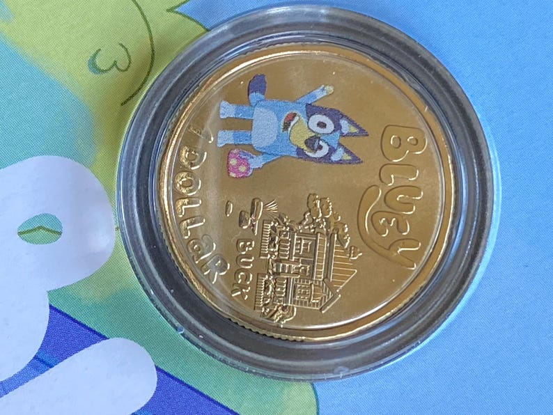 Extremely Rare 2024 Dollar 1 Bluey Dollarbucks- Limited Edition 3 Coin ...