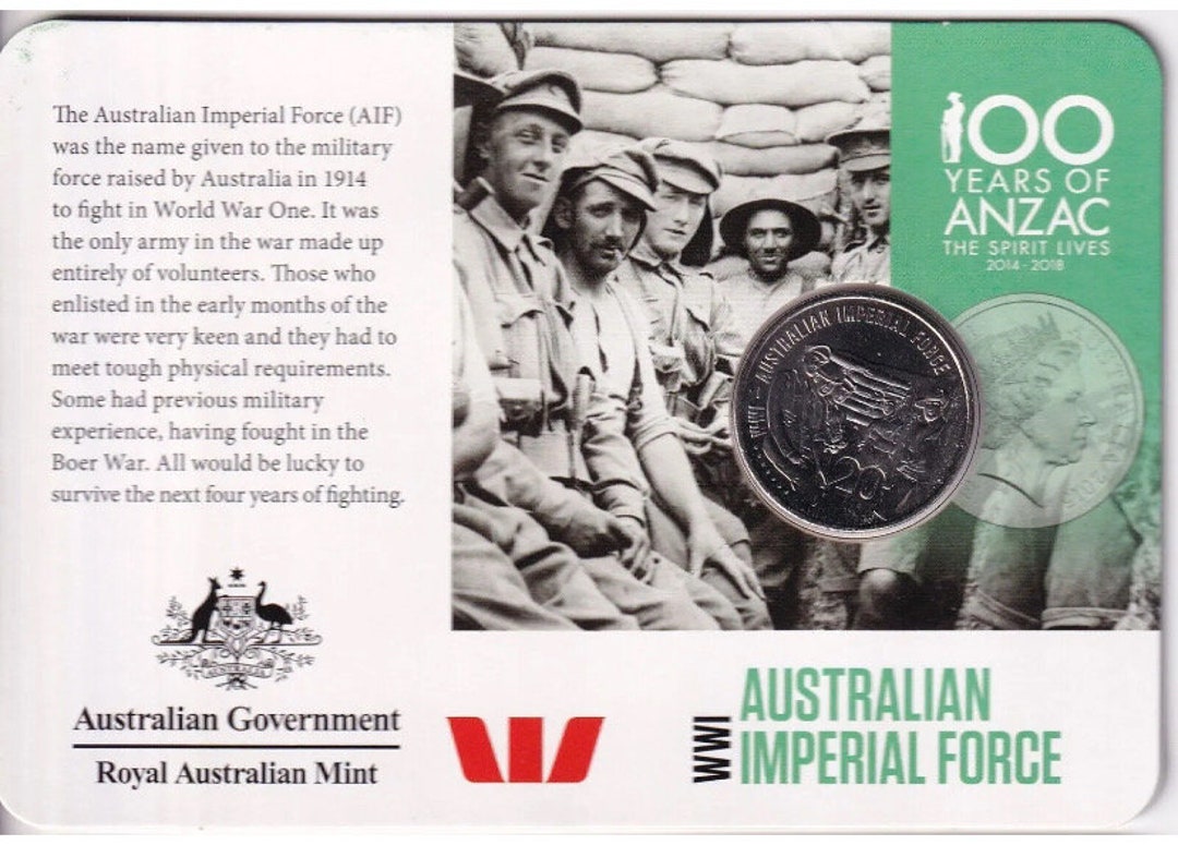 Australia 2015 100 Years of ANZAC Remembrance- Australian Imperial ...