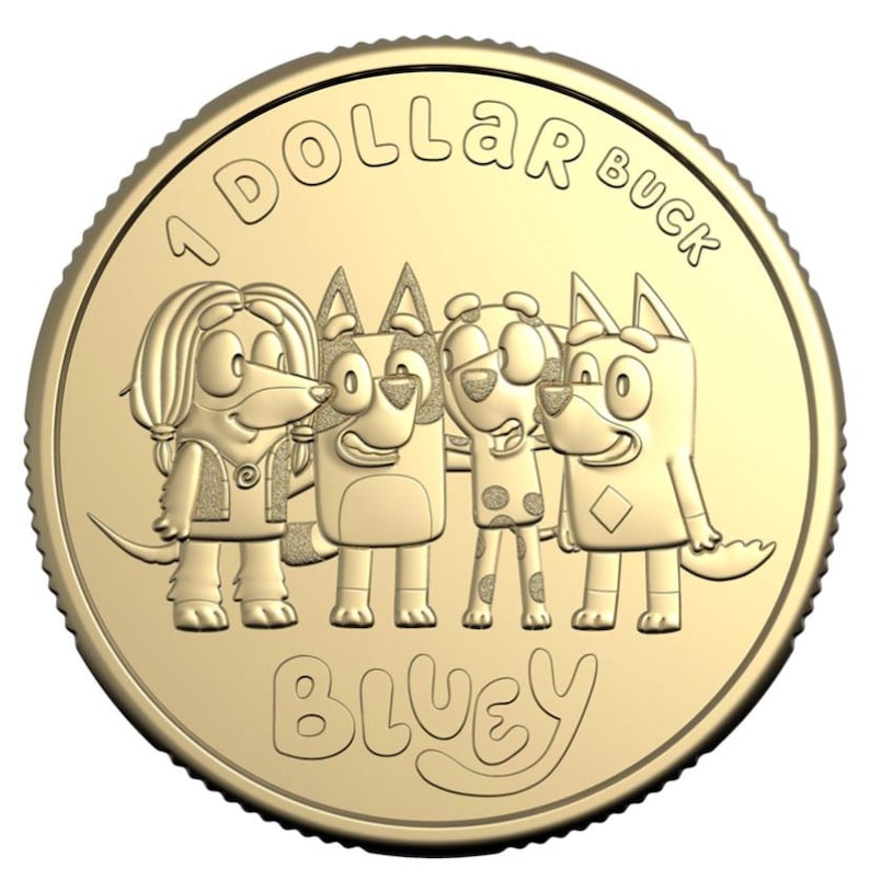 Bluey 2024 Limited Edition 2-coin and Minisheet Collection- Bluey and ...