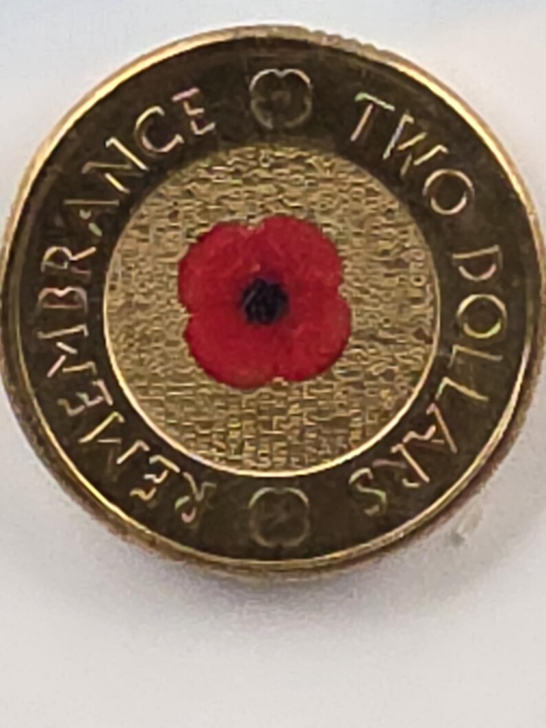 UNC Red Poppy 2012 Remembrance Dollar 2 on RSL Card - Etsy Australia